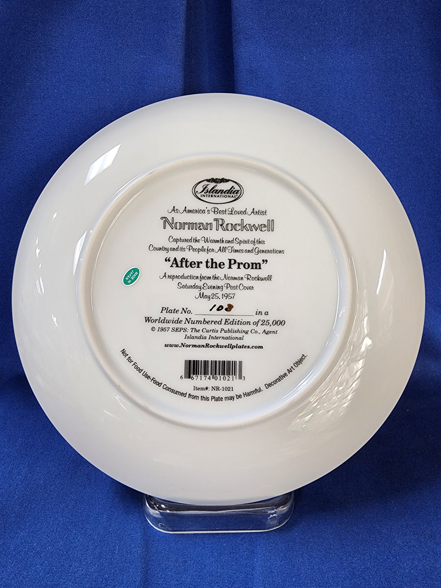 Norman Rockwell "After The Prom, Plate" – RC Gifts