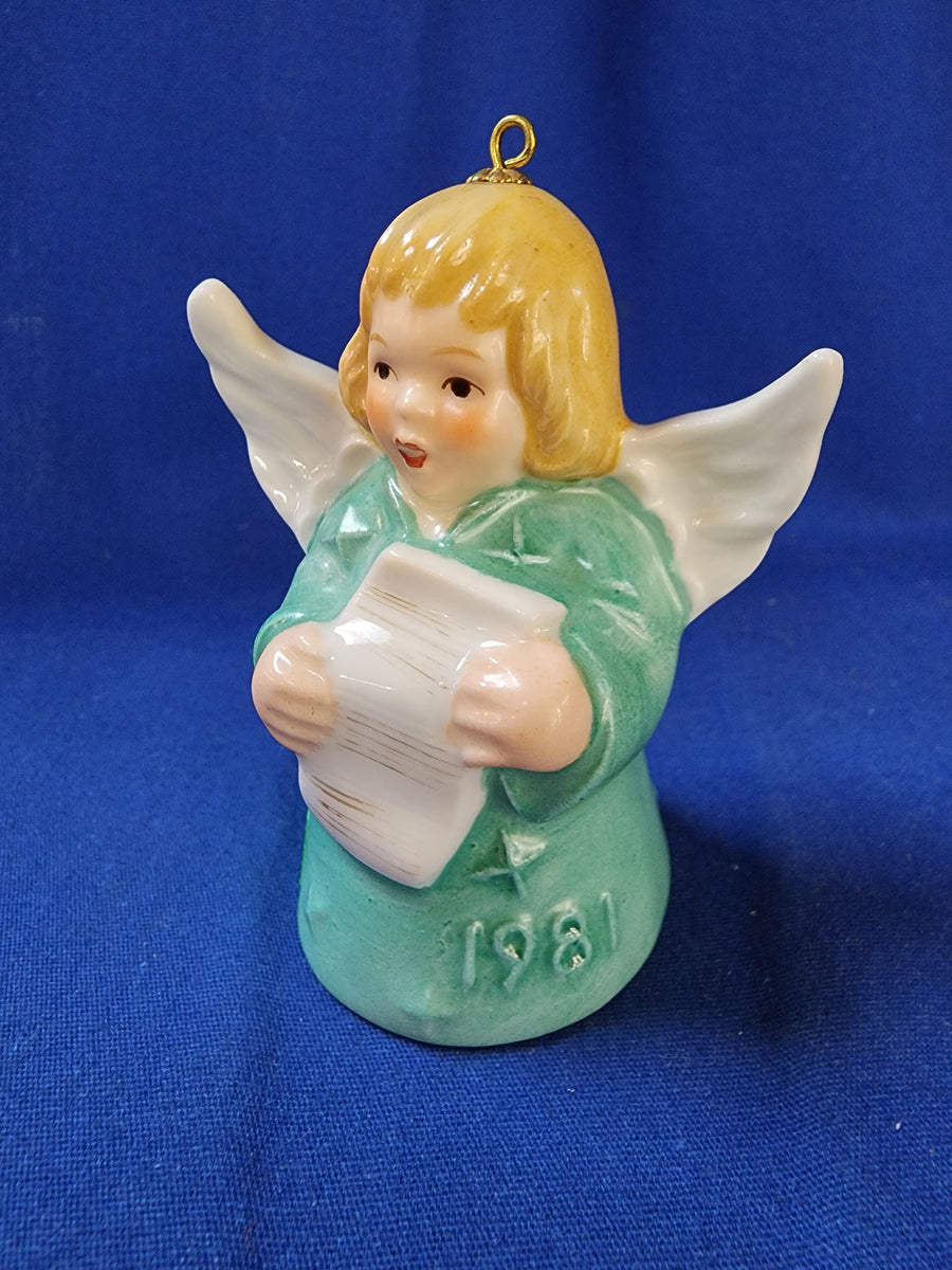 Goebel Annual Bell "Angel - 1981 Teal" – RC Gifts