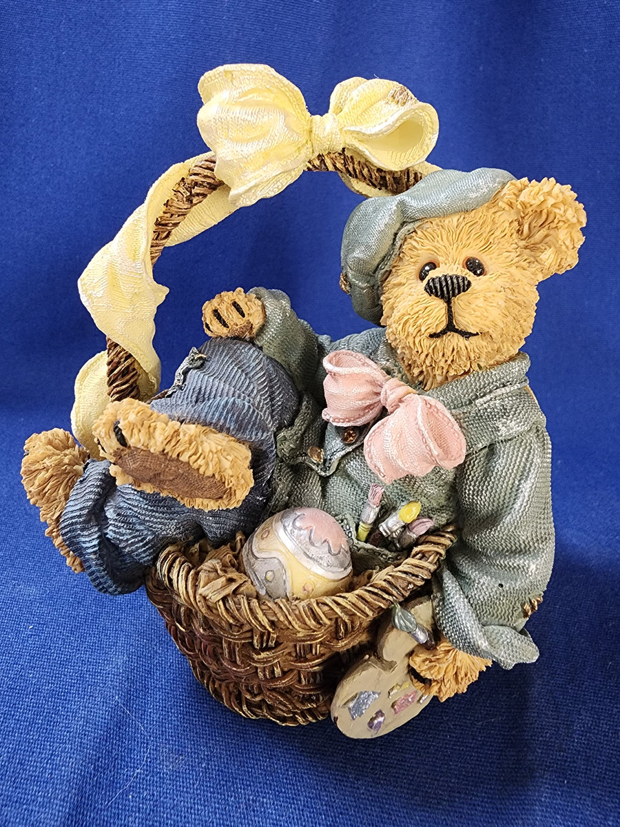 Boyds Bears & Friends "The Bearstone Collection - Rembrandt... Eggsell ...