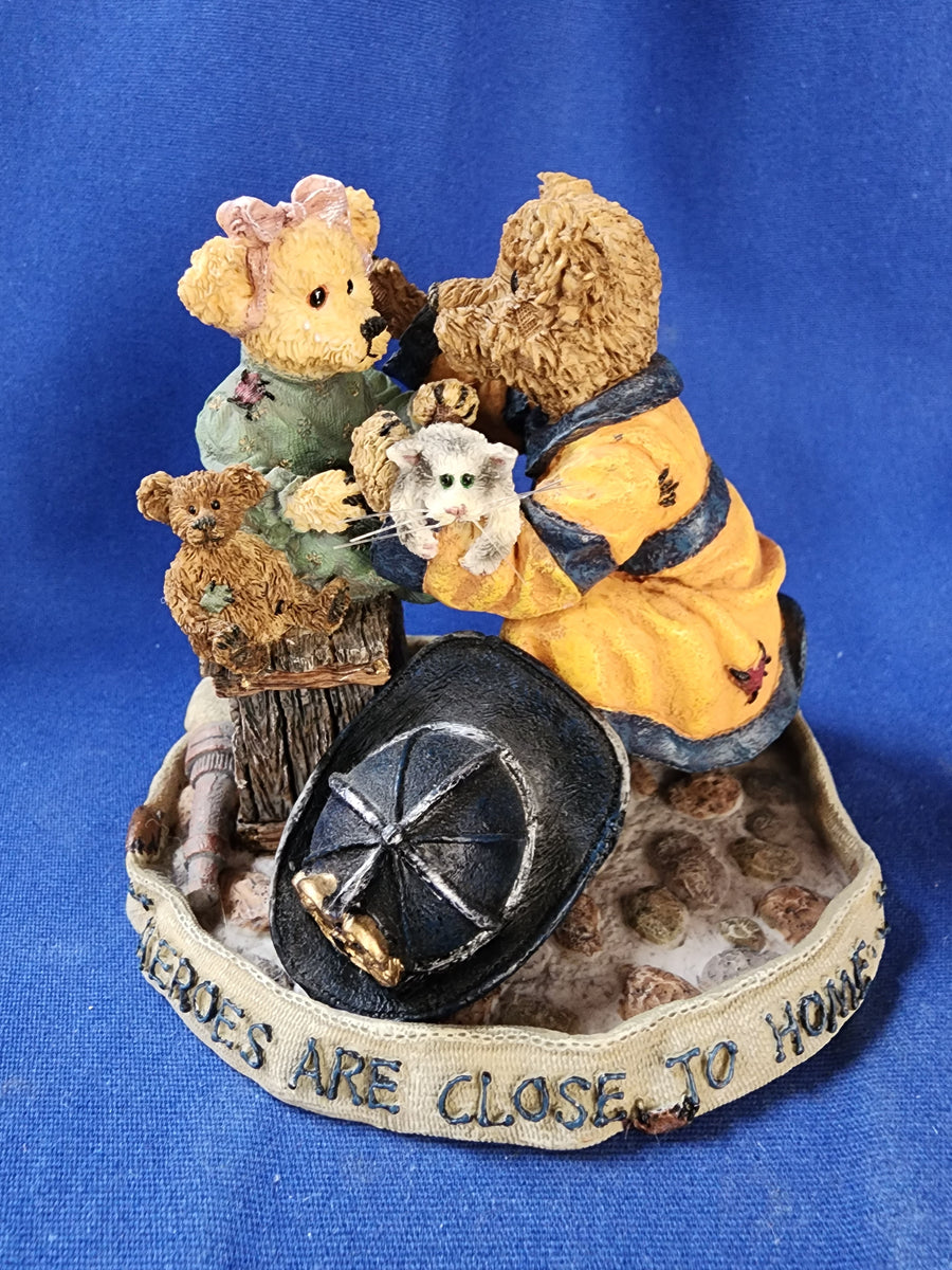 Boyds Bears & Friends "The Bearstone Collection - Chief Buckley with J ...