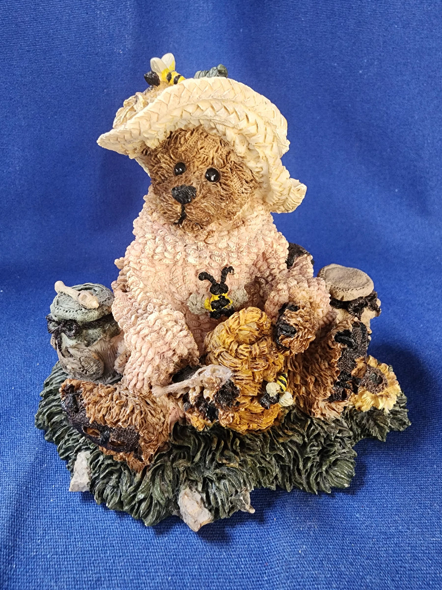 Boyds Bears & Friends "The Bearstone Collection - Bailey... Honey Bear ...