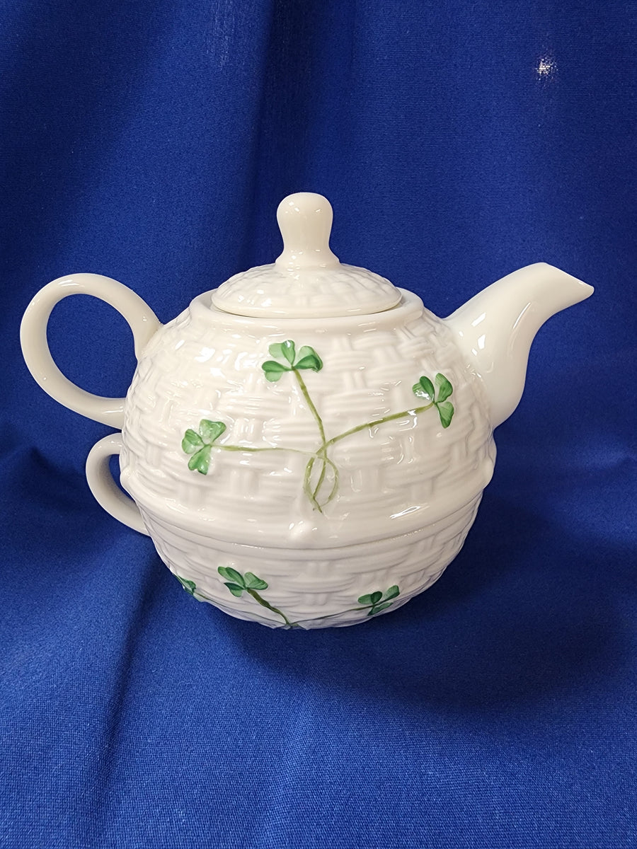 Belleek "Shamrock Tea For One" – RC Gifts