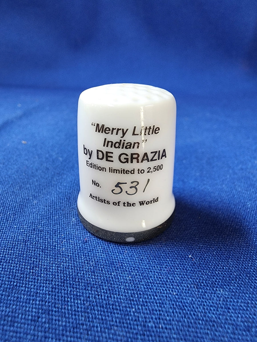 DeGrazia "Merry Little Indian, Thimble" – RC Gifts