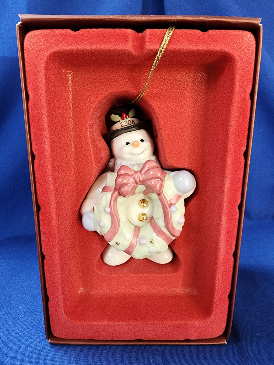 Lenox "Snowman 2008 Ornament" – RC Gifts