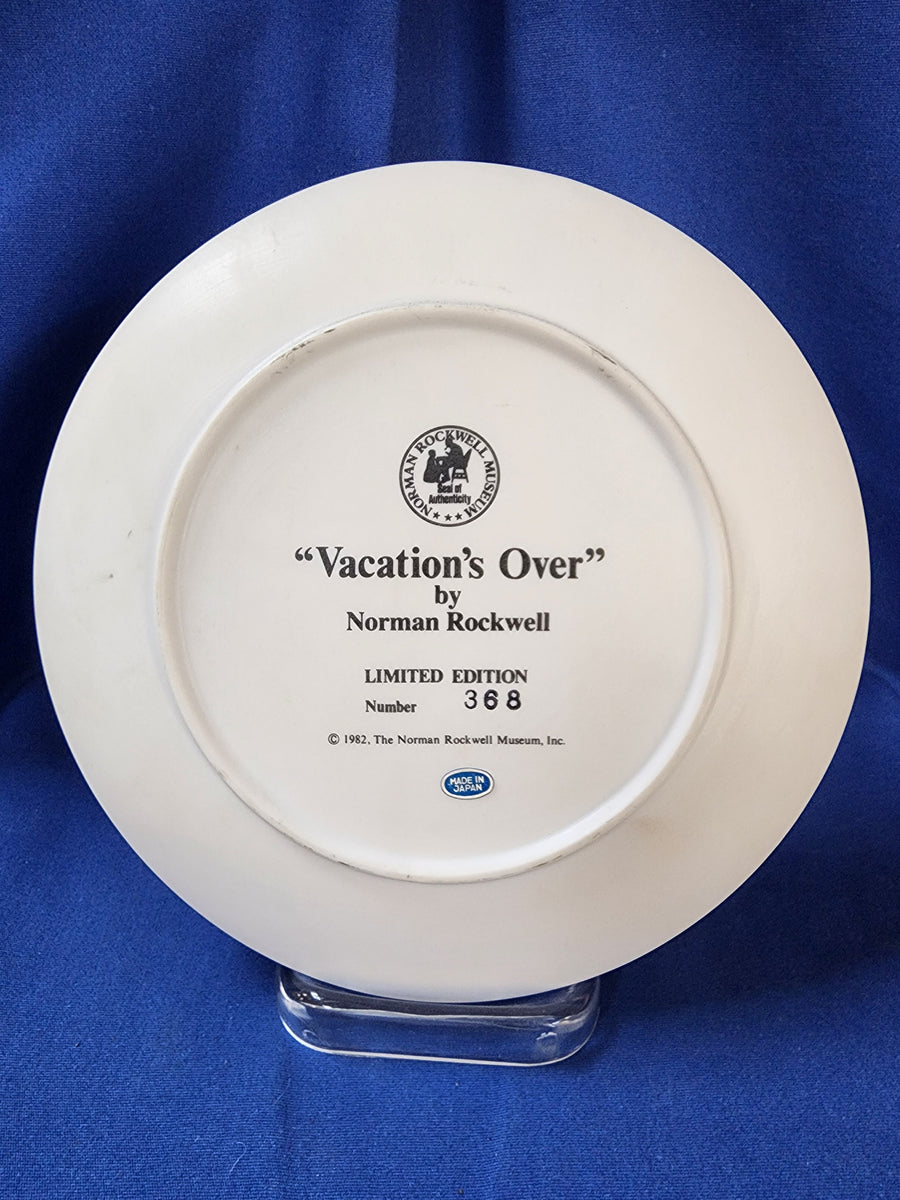 Norman Rockwell "Vacation's Over, Plate" – RC Gifts