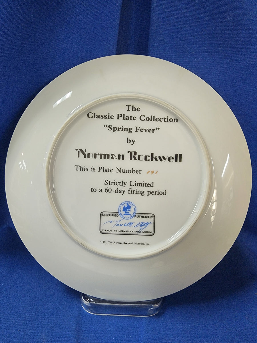 Norman Rockwell "Spring Fever, Plate" – RC Gifts