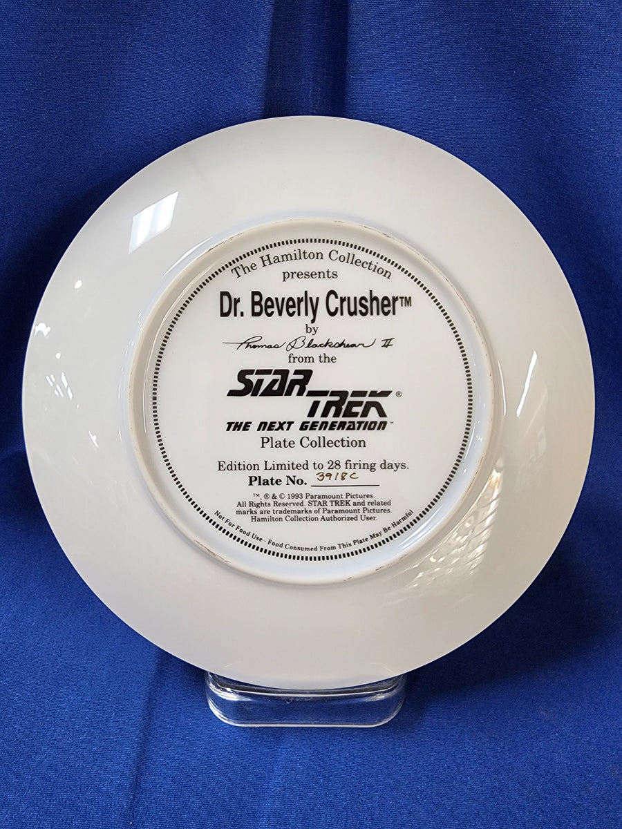 Star Trek "Dr. Beverly Crusher, Plate" – RC Gifts