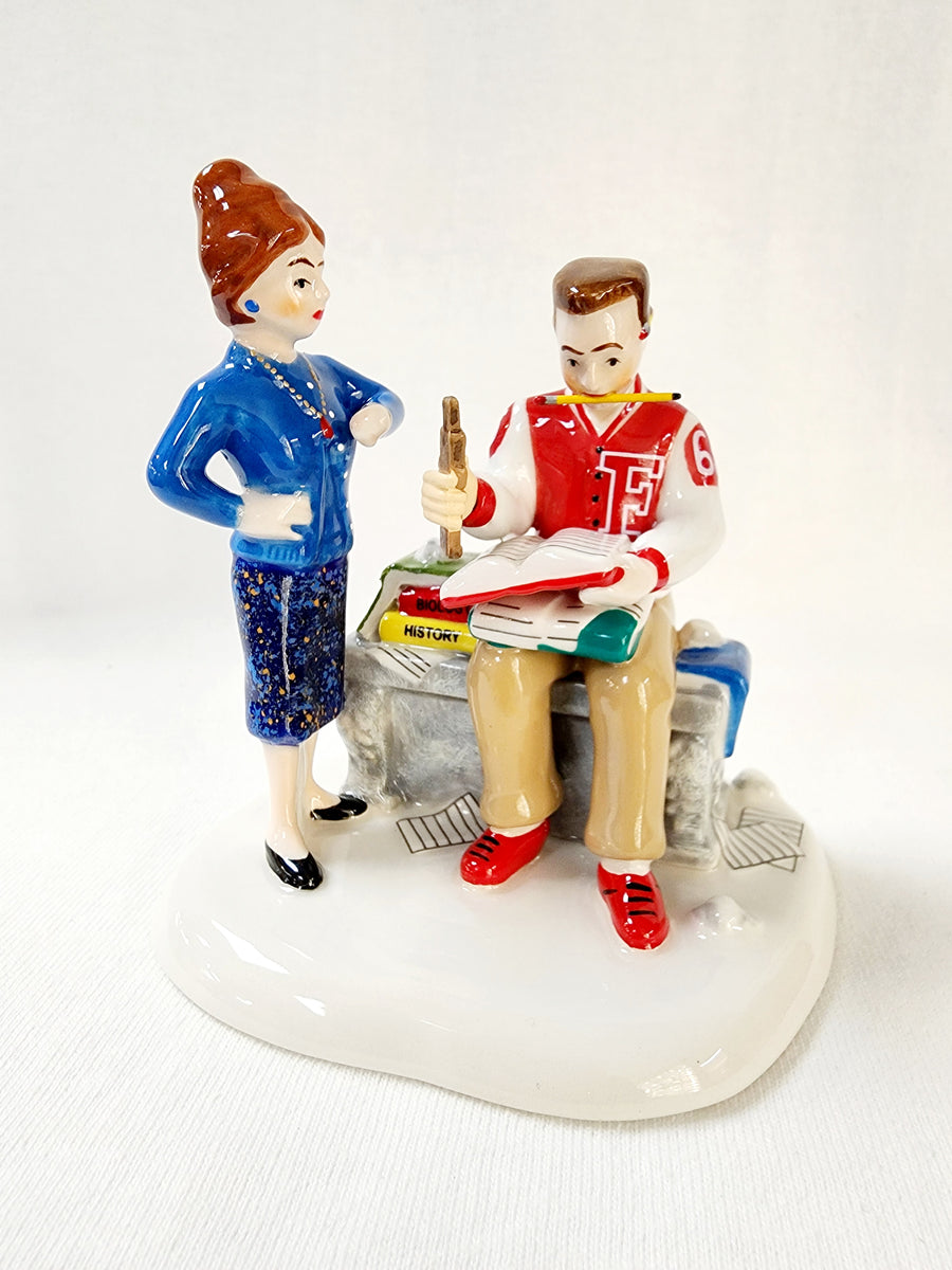 Snow Village "Homework Can't Wait" – RC Gifts